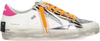 Crime London Femme, Chaussures, Blanc, Taille: 38 EU Sk8 Deluxe Baskets