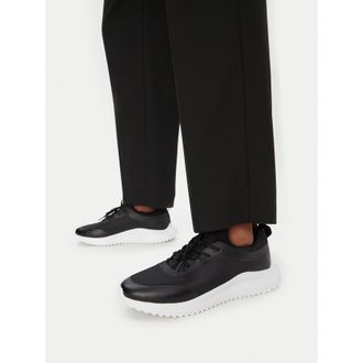 Calvin Klein Sneakers Calvin Klein Eva Runner Laceup Sock Mat Mix YM0YM01443 Schwarz