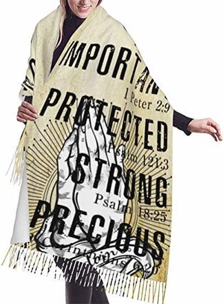 Generic Versets 11 Des &Eacute;critures Religieuses Pour La Grotte De LHomme Foulards Doux &Eacute;tole Ch&acirc;le De Femme Quotidien Chaud Ch&acirc;le