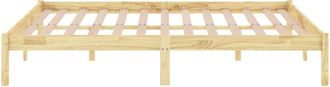 Generic Kleines Einzelbettgestell aus Massivem Kiefernholz - Stabile Sperrholzlatten, Ideal f&uuml;r Schlafzimmer (180 x 200 cm)