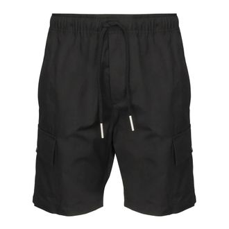 Giuliano Galiano Homme, Shorts, Noir, Taille: S Shorts Cargo Noirs Coupe Classique Italie