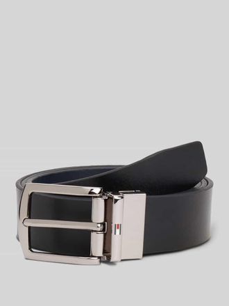 Tommy Hilfiger G&uuml;rtel aus echtem Leder mit Logo-Applikation
