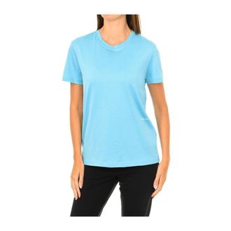 Calvin Klein Kurzarm Rundhals T-Shirt - - Tops - Damen - Blau - XL