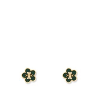 Tory Burch Femme, Accessoires, Vert, Taille: ONE Size Kira Earrings