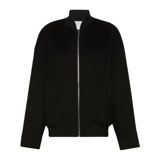 Max Mara Bomber aus reiner Schurwolle Double - - Jackets - Damen - Schwarzk - 3XS