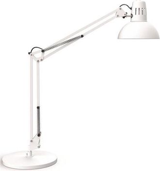 Maul Schreibtischleuchte Metall wei&szlig; H.49cm Standfu&szlig; led Maul