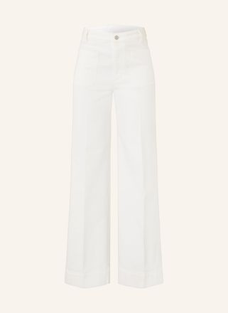 Victoria Beckham Flared Jeans Alina weiss