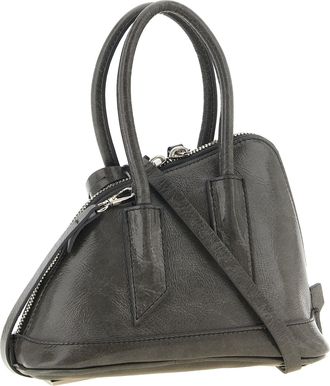 The Attico Calfskin Leather Bag - Gray