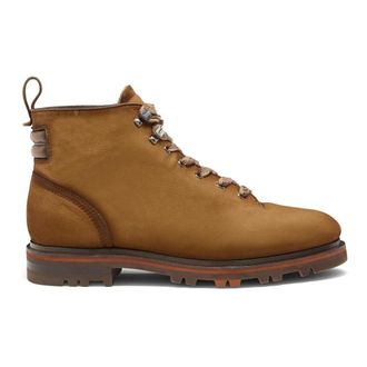 Santoni Botte de randonn&eacute;e en nubuck - Homme - Chaussures - Brun - Taille: 42 1/2 EU