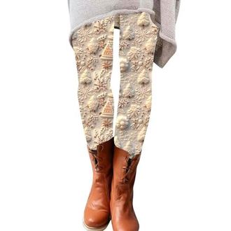 Generico Legging Femme &Eacute;l&eacute;gant Offre Legging Femme Coton Contenant Pantalon Jogging &Eacute;lastique Collants Femmes Fantaisie Sportifs Chauds Leggings Dr&ocirc;le pour No&euml;