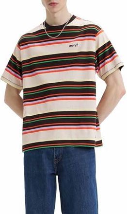 Levi's Red Tab Vintage Tee T-Shirt Homme, Queen Stripe Rainy Day, S