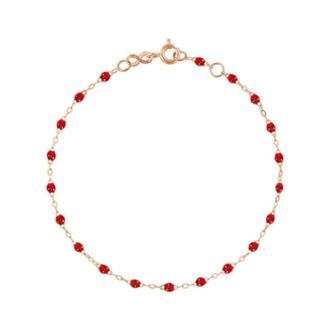Gigi Clozeau 18K Ros&eacute;gold Harz Perlenarmband - - Accessories - Damen - Rosa - ONE SIZE