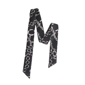 Generic Rubans de sac à imprimé floral pour femme, petit foulard et accessoires pour cheveux fins, Couleur 4, taille unique