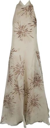 Brunello Cucinelli Femme, Robes, Multicolore, Taille: 36 FR Robe Organza Imprim&eacute; Bloom