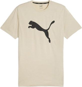 Puma Train Fav Heather T-Shirt pour Chat Tee, Mastic chiné, M Homme