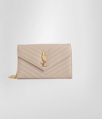 Saint Laurent Cassandre Chain Wallet