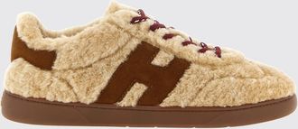 Hogan Cool Sneaker aus Nubukleder mit Shearling-Futter und H-Logo