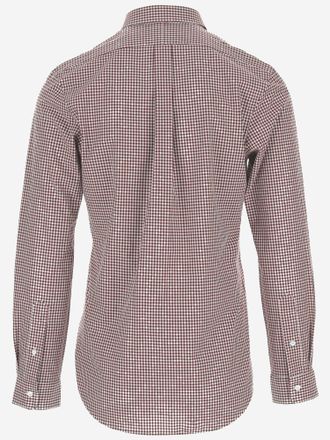 Polo Ralph Lauren Checked Stretch Cotton Shirt - Red