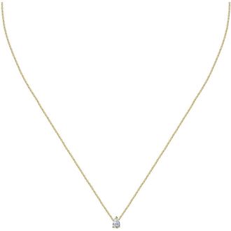 Cleor Collier en Plaqu&eacute; or et zircon