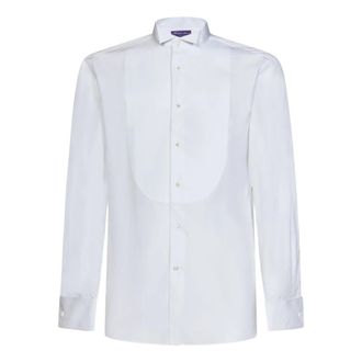 Ralph Lauren Baumwoll-Smokinghemd - - Shirts - Herren - Wei&szlig; - 2XL