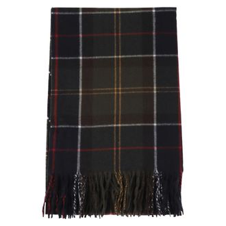 Barbour Stanway Tartan Scarf - - Accessories - Damen - Gr&uuml;n - ONE SIZE