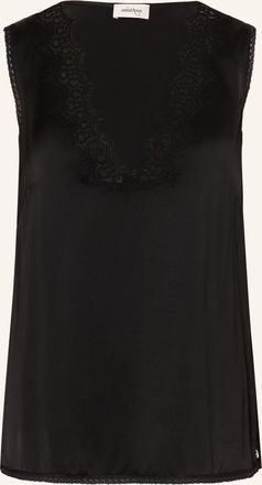 ottod'Ame Ottodame Satintop Mit Spitze schwarz