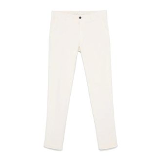 Incotex Homme, Pantalons, Beige, Taille: W38 Pantalon Droit en Velours C&ocirc;tel&eacute;