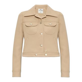 Courr&egrave;ges Hellbeige Jacke - - Jackets - Damen - Beige - 2XS