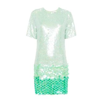 P.A.R.O.S.H. 065 Verde Menta Abito Kleid - - Dresses - Damen - Mehrfarbig - XS