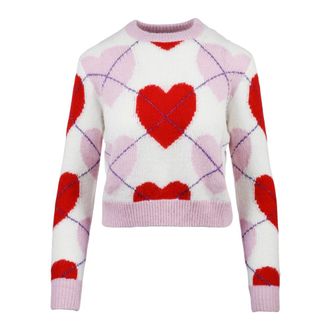 MC2 Saint Barth Femme, Pulls, Rose, Taille: 36 FR Maglioncino Girocollo Corto