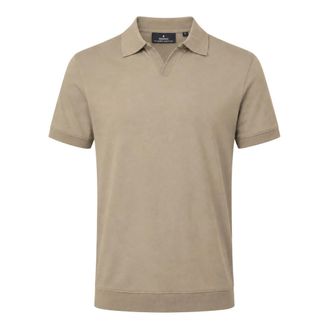 Ragman Polo M/M - - Tops - Herren - Beige - M