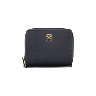 Tommy Hilfiger Femme, Accessoires, Bleu, Taille: ONE Size Iconic Medium Zip Around Wallet