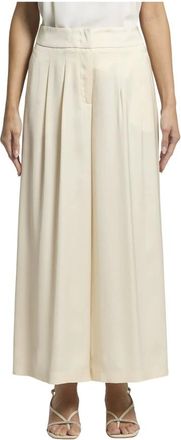 PESERICO Femme, Pantalons, Beige, Taille: 46 FR Wide Pantalons