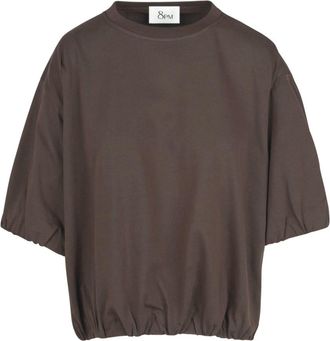 8pm 8Pm, Femme, Tops, Brun, Taille: 38 FR T-shirt Maiorca