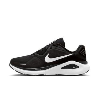 Nike Homme Structure 26 Sneaker, Black/White-Wolf Grey-Metallic Silver, 45.5 EU