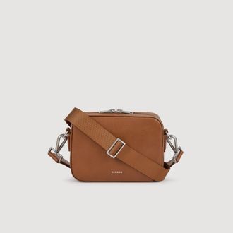 Sandro Kleine Tasche aus genarbtem Leder