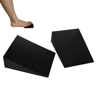 Generic Schr&auml;gbrett f&uuml;r Wadentrage, Kniebeugen-Keil mit erh&ouml;hter Ferse, rutschfest, leicht und tragbar, Yoga-Bl&ouml;cke, langlebiges Heimtraining f&uuml;r M&auml;nner und F