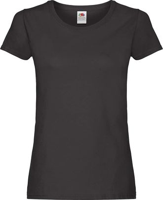 Fruit Of The Loom T-Shirt, Farbe:schwarz, Gr&ouml;&szlig;e:2XL