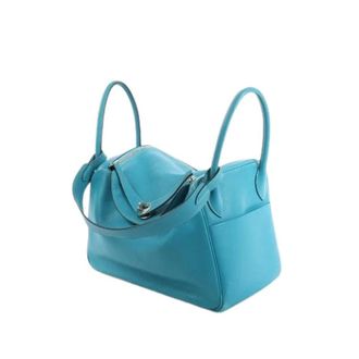Herm&egrave;s Pre-owned Lindy 30 - Femme - Pre-owned - Bleu - Taille: ONE Size