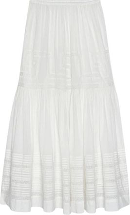 The Great. THE Great, Femme, Jupes, Blanc, Taille: 38 FR Victorian Skirt