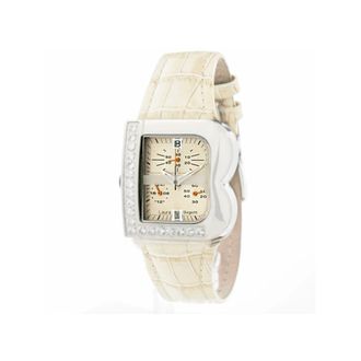 Laura Biagiotti Femme, Accessoires, Gris, Taille: ONE Size &Eacute;l&eacute;gante Montre Femme Quartz Acier Inoxydable