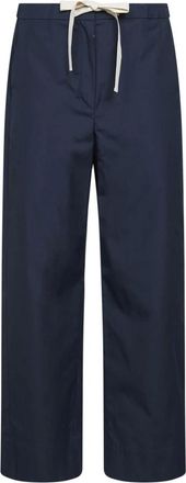 Max Mara Femme, Pantalons, Bleu, Taille: 40 FR Pantalon Smmargento