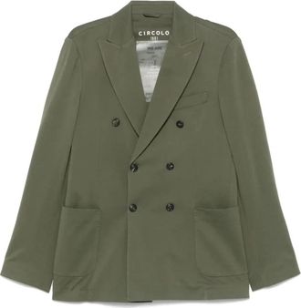 Circolo 1901 Homme, Vestes, Vert, Taille: XL Veste Crois&eacute;e