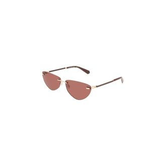 Calvin Klein Rosa Tropfenf&ouml;rmige Sonnenbrille Rimless Design - - Accessories - Damen - Rosa - ONE SIZE