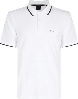 HUGO BOSS Homme, Tops, Blanc, Taille: 2XL Polo Parlay 190