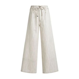 Etro Femme, Pantalons, Beige, Taille: W27 Pantalon Large en Denim