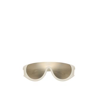 Moncler Moncler Pulser Wraparound Sunglasses, Unisex, White, Size: 31