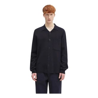 Norse Projects Nicolai Merino Baumwoll Milano Jacke - - Knitwear - Herren - Blau - L