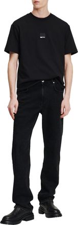 Karl Lagerfeld Herren, Straight Denim, Gerades Bein, Verwaschenes Schwarz, 2830