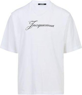Jacquemus Le t-shirt Jacquemus en coton m&eacute;lang&eacute;